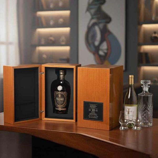 Quality Custom Wine Gift Box with Embedded Hidden Hinges for sale