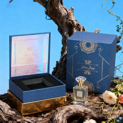 China Custom Luxury Middle Eastern Perfume Boxes, Rigid Arabic Fragrance Gift Packaging Box for sale
