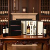 Quality Luxurious Double‑Door Empty Wooden Wine Bottle Box, Custom Hardwood Wine Gift for sale