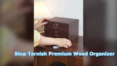 Premium Wooden Jewelry Box For Gold Jewelry Earrings Necklaces