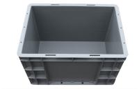 China Euro Stackable Plastic Storage Container 600x400mm Industrial Tote Box for sale