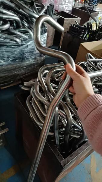 Quality OEM ODM CNC Pipe Bending Services with Black Powder Coated AL 6063 Pipe Forming Technology for sale