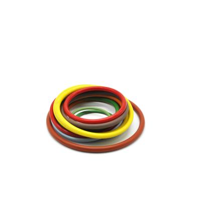 China Custom Slicone Rubber O-rings High Temperature 275C FKM 75 Black Rubber O Ring for sale
