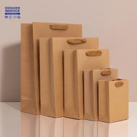 Quality Customized logo on Gift Bag and Handbag. Thickened Clothing Store Paper Bag. for sale