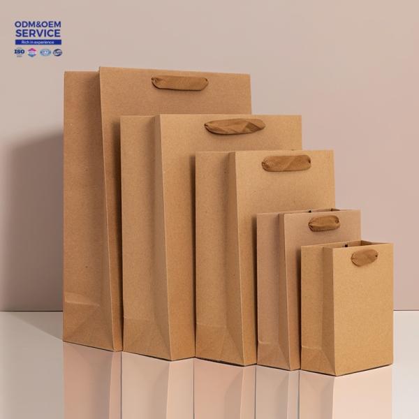 Quality Customized logo on Gift Bag and Handbag. Thickened Clothing Store Paper Bag. Packaging Bag for Christmas Small Gifts for sale