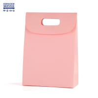 Quality Different Capacities Takeaway Kraft Paper Guest Bags Food Grade Waterproof Flat for sale