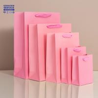 Quality Kraft Paper Handbag Gift Bag Wholesale Garment Printing Advertising Bag for sale