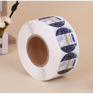China Customized Transparent PVC Roll Label Paper Self-Adhesive Stickers with Hot Stamping Coating for Logo Packaging Labels for sale