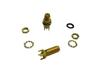 China RF WiFi Connector SMA Adapter RP-SMA Male Female Pin to SMA Female Pin Straight Adaptor for LTE Router Antenna FPV Drones Camera SMA Antenna Base Connector Straight for sale