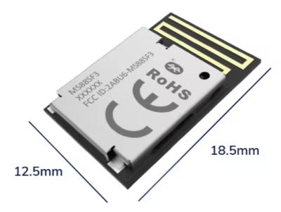 China Low-Power nRF52833 Receiver Transmitter Bluetooth 5.1 Keyboard Module ANT ZIGBEE THREAD 2.4Ghz Wireless Transceiver Module for sale