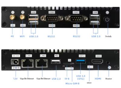 China Fanless RK3288 RK3399 RK3568 Mini Industrial PC VGA 4GB 32GB Android Linux Embedded Rugged Computer RS232 In-Stock for sale