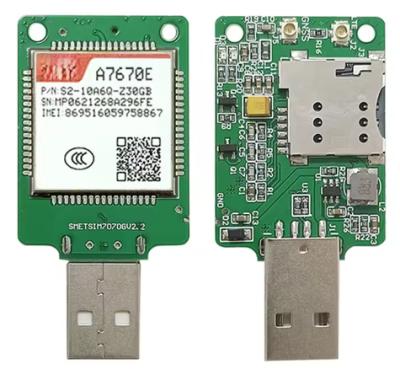 China SIMCom A7670E Cat.1 Cellular 4G USB Dongle Adapter Board SIM A7670E Module Support GSM LTE GPS A7670E-FASE for sale
