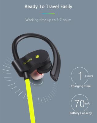 China Deportes Sweatproof de los auriculares de Audifonos Bluetooth del auricular de Bluetooth de los auriculares para el teléfono corriente de Samsung Android del iphone en venta