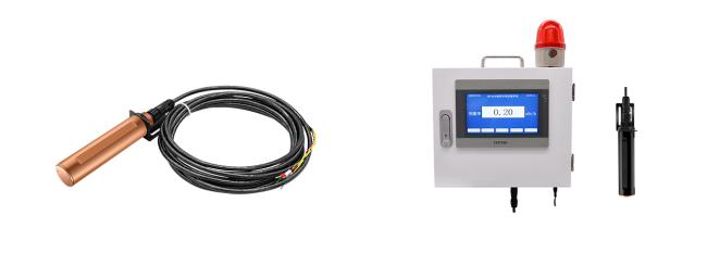 Radioactive detection probe in water