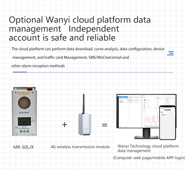 Fixed nuclear radiation monitor
