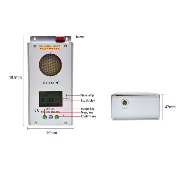 Quality Fixed Nuclear Radiation Monitor X Rays Alpha Beta Gamma Radiation Monitor for sale