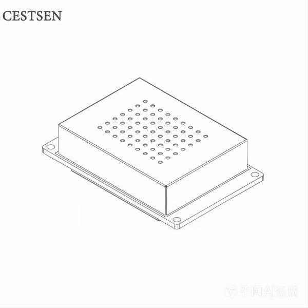 Quality RAD-S40 Diffusive Radon Sensor Silicon Detector 5-65535 Bq/m3 UART I2C Indoor Radon Monitor for sale