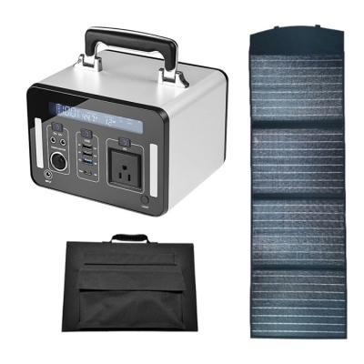 Cina centrale elettrica portatile di 500wh 132400mah rv con il pannello solare in vendita