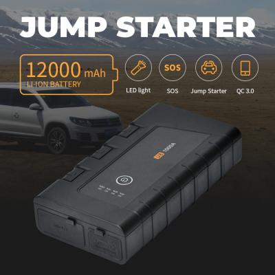 Cina Protezione doppia di sovraccarico del dispositivo d'avviamento di salto accumulatore per di automobile di USB DC12V 12000mAh in vendita