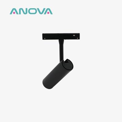 Cina 90 gradi di inclinazione 355 gradi regolabile Magnetic Track Spotlight 48V 7W in vendita