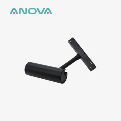 Cina 90 gradi di inclinazione 355 gradi regolabile Magnetic Track Spotlight 48V 7W in vendita