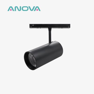 중국 스마트 중앙 제어 자기 LED 트랙 라이트 30W 48V DC 판매용
