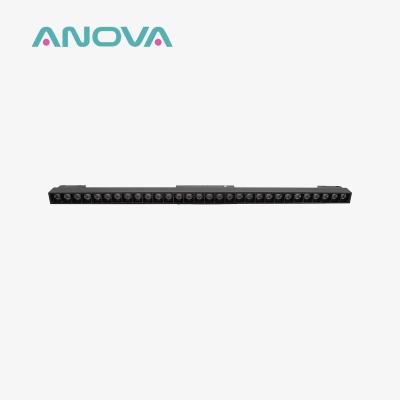 중국 30W 자기 트랙 LED 조명 반 반사 48V DC 자기 트랙 조명 판매용