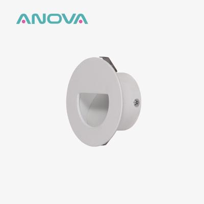 China DC24V Tunable Round Stair Lights White 2700K-6500K Round LED Step Light for sale