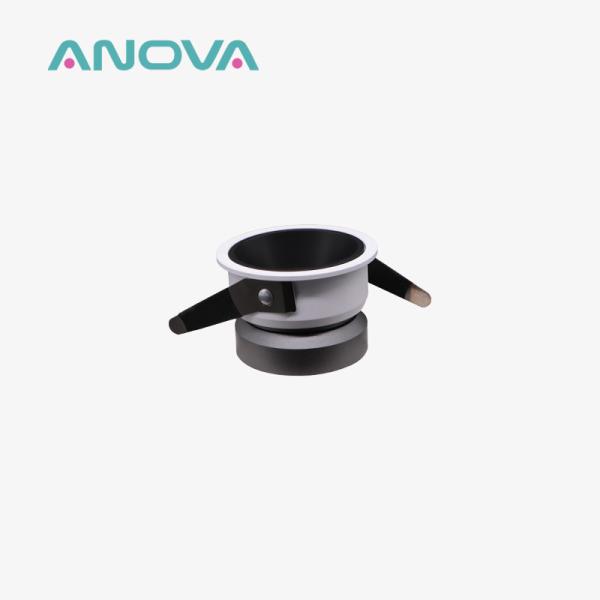 Quality 3000K/4000K/5000K/6000K Commercial LED Downlight 5W Black Adjustable Downlights for sale