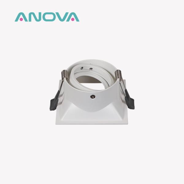 Quality GU10 Recessed Spotlight And Downlight Adjustable Anti-Glare Housing For for sale