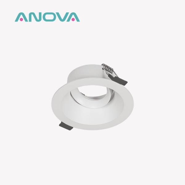 Quality GU10 Recessed Spotlight And Downlight Adjustable Anti-Glare Housing For for sale