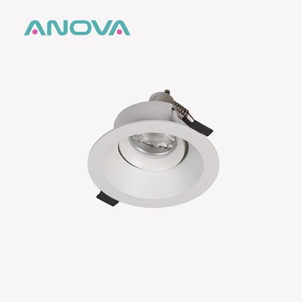 Quality GU10 Recessed Spotlight And Downlight Adjustable Anti-Glare Housing For for sale