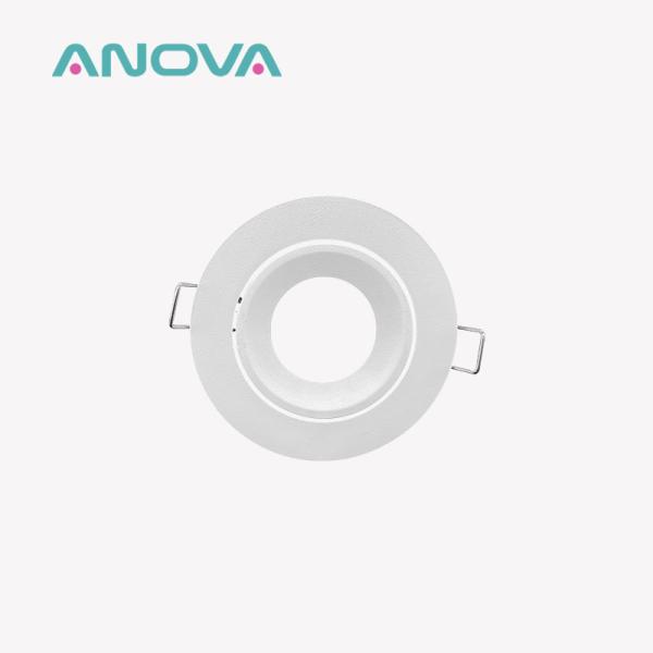 Quality Architectural Die-Cast Aluminum Recessed Spotlight Frame With 20° Tilt And Bi for sale