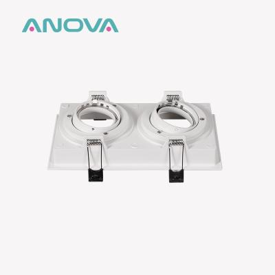 Cina Versatile Anti-Glare GU10 Recessed Spotlight Frame For Tailored Commercial Lighting Solutions in vendita