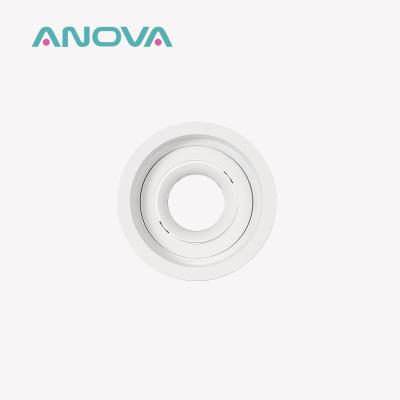 Cina Tailored Anti-Glare GU10 Recessed Spotlight Frame For Modern Commercial Applications in vendita