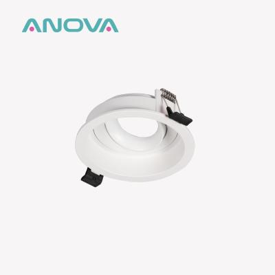 Cina Tailored Anti-Glare GU10 Recessed Spotlight Frame For Modern Commercial Applications in vendita