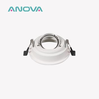 Cina Tailored Anti-Glare GU10 Recessed Spotlight Frame For Modern Commercial Applications in vendita