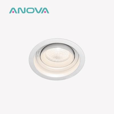 Cina Commercial Recessed Spotlight Frame 75mm Cut-Out GU10/MR16 Aluminum Anti-Glare Design in vendita