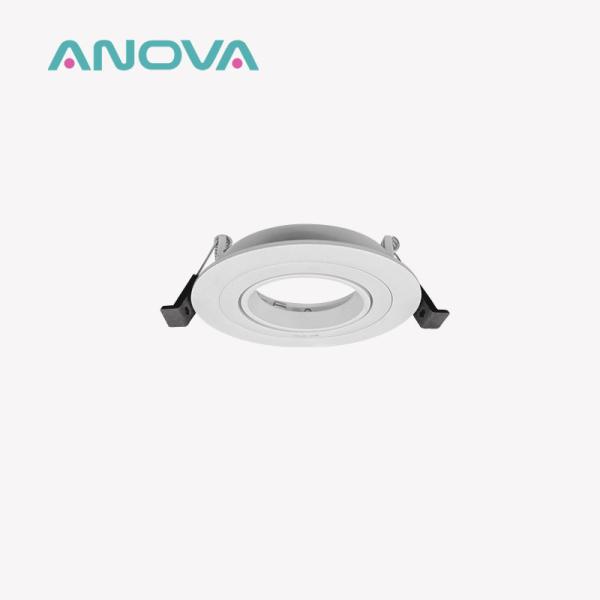 Quality Commercial Lighting Recessed Spotlight Frame With 20° Tilt And Rotating Housing for sale