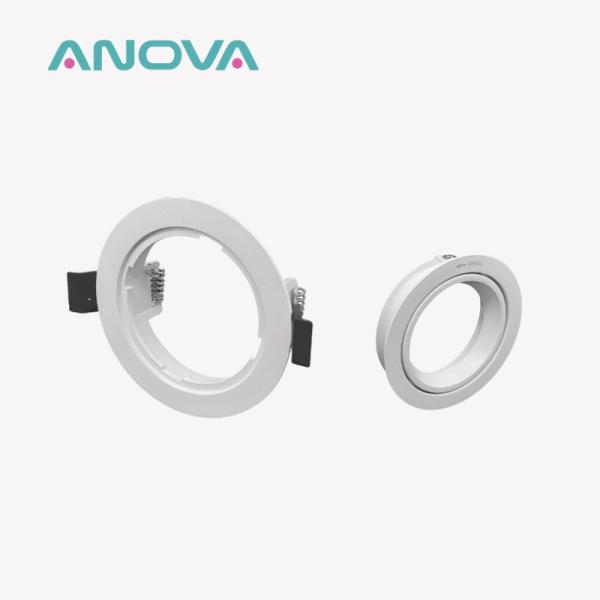 Quality Commercial Lighting Recessed Spotlight Frame With 20° Tilt And Rotating Housing for sale