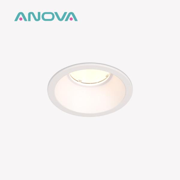 Quality IP44 GU10 Recessed Spotlight Anti-Glare Aluminum Frame For Commercial for sale