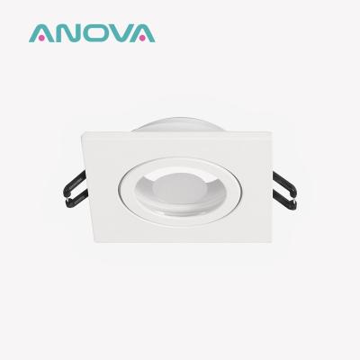 Cina Cornice di riflettore intagliato di alluminio rotondo da 60 mm, tagliato MR16 GU10 IP44 in vendita