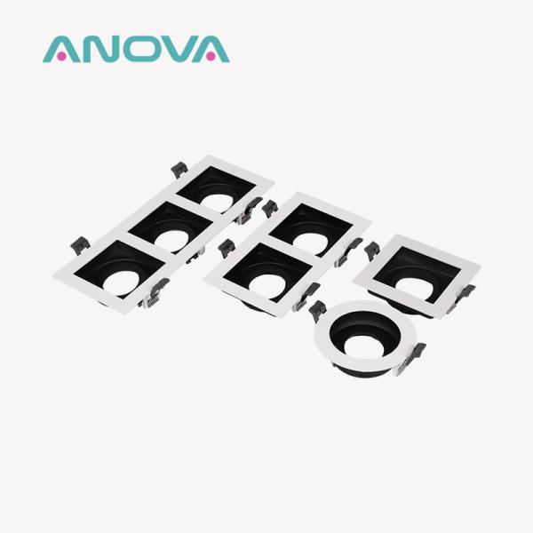 Quality Recessed Spotlight Downlight Frame Triple-head GU10 MR16 Commercial Adjustable for sale