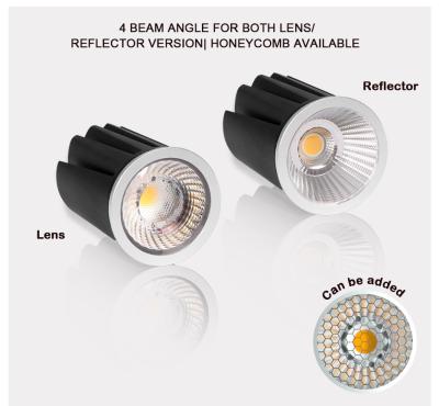 China Un solo módulo CCT 3000K MR16 70mm 10W IP20 / IP65 Iluminación comercial en venta