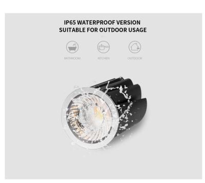 China Un solo módulo CCT 3000K MR16 70mm 10W IP20 / IP65 Iluminación comercial en venta