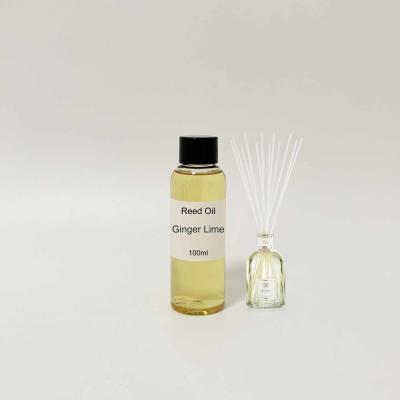 China Ginger Lime Reed Diffuser Oil Pleasent Fragrance and Long Lasting for sale