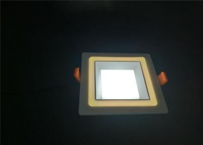 Cina Il bordo giallo ha colorato il LED Downlights montaggio messo bianco caldo 6W + 3W in vendita