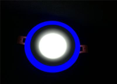 Cina 6w+3w incurvato ha colorato Lit blu del bordo del LED Downlights messa intorno alla luce di pannello in vendita