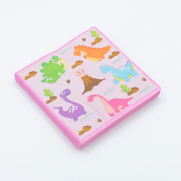 Quality Festival Printed Paper Napkins Wedding Lunch Paper Napkins Decoration for sale