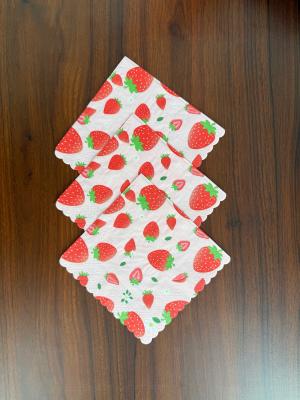 China Full Printing Custom Tissue Paper Disposable Restaurant Printed Tissue Paper for sale